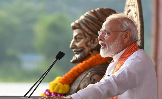 Modi has revered Shivaji Maharaj since his youth video